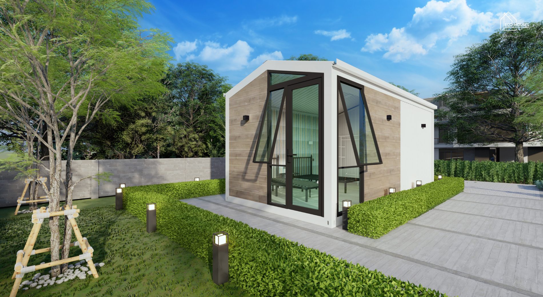 บ้านน็อคดาวน์ Type L-1DW (3) - Eco-houses